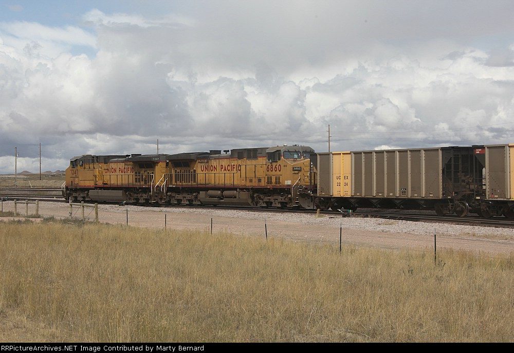 UP 7241 and 6860 at Jactoto Ranch Mine